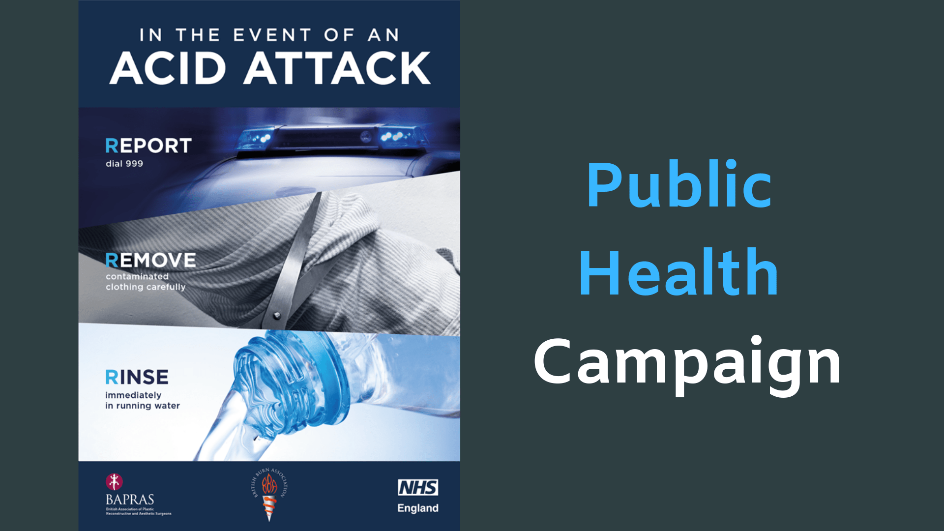 pHirst Aid - Management of Chemical Attacks in Children