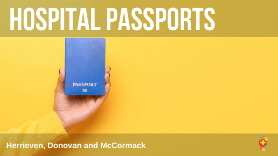 Hospital Passports - Don't Forget the Bubbles