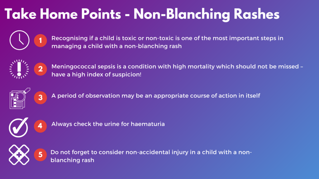 Non Blanching Rashes Module - Don't Forget the Bubbles