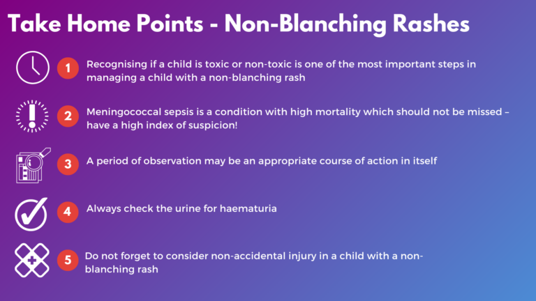Non Blanching Rashes Module - Don't Forget the Bubbles