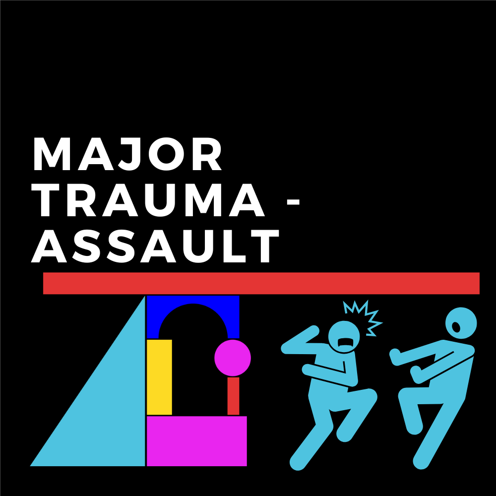 Major Trauma - Injuries by Assault - Don't Forget the Bubbles